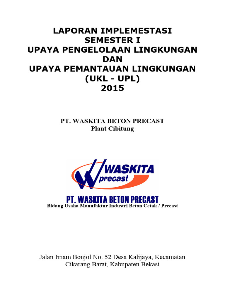 Laporan Semester 1 UKL UPL | PDF