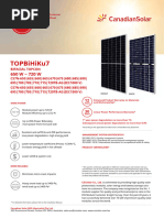 Canadian Solar 590W-620W Datasheet | PDF | Solar Panel | Photovoltaics