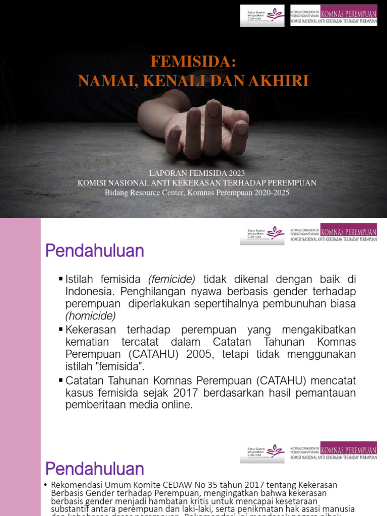 Femisida: Laporan Kekerasan Gender 2023 | PDF | Ilmu Sosial