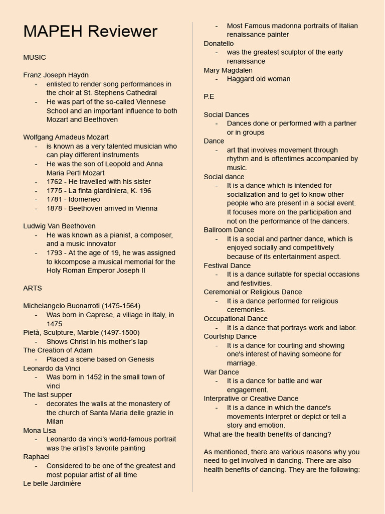 Mapeh Reviewer | Download Free PDF | Psychoactive Drugs | Hallucinogen