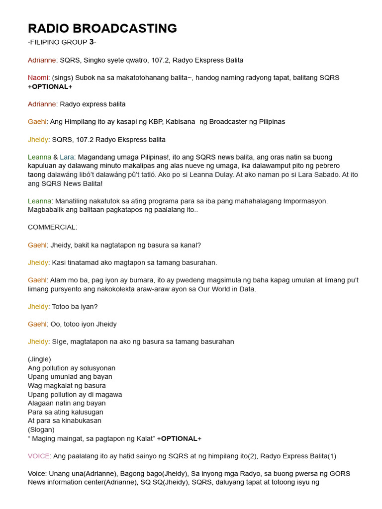 Radio Broadcasting 3 | PDF