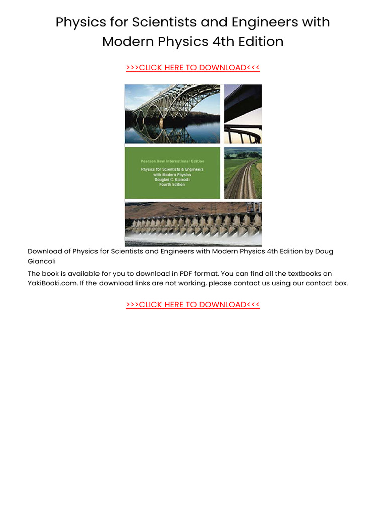of Physics For Scientists and Engineers With Modern Physics 4th Edition PDF | PDF