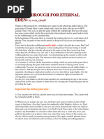 Zeno Remake English Walkthrough | PDF | Home & Garden