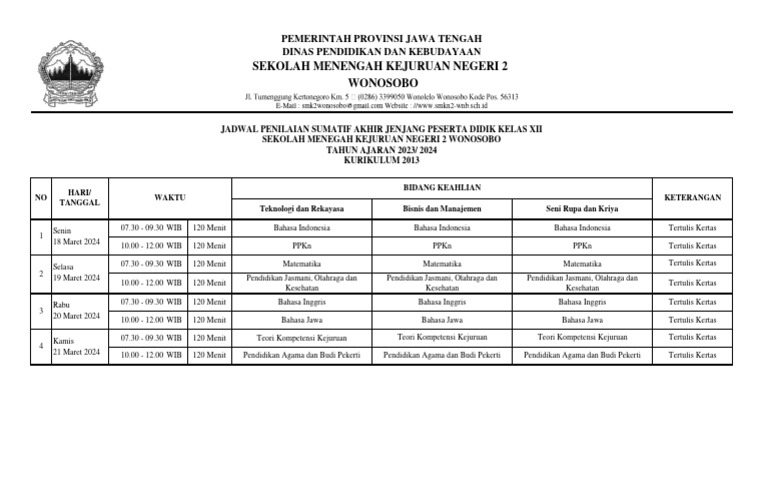 Jadwal Psaj 2024 | PDF
