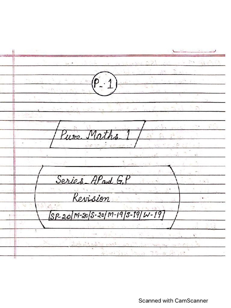 P1 Series Ap And Gp Revision Pdf