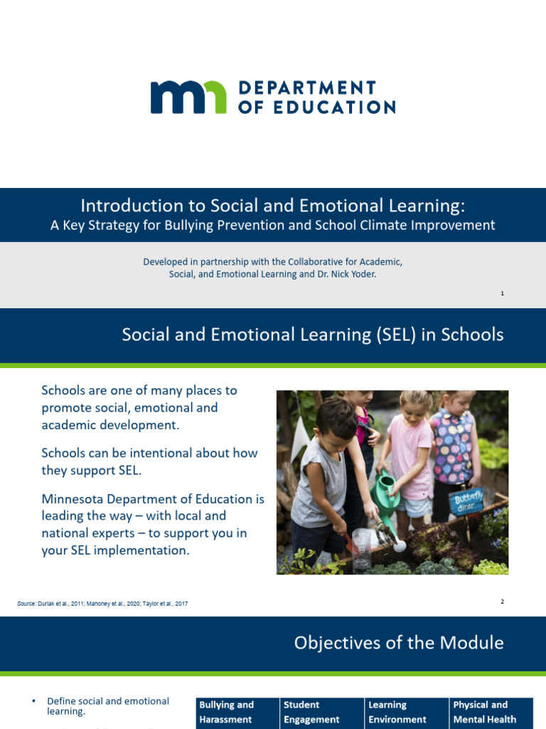 Introduction To SEL | Download Free PDF | Psychology | Behavioural Sciences