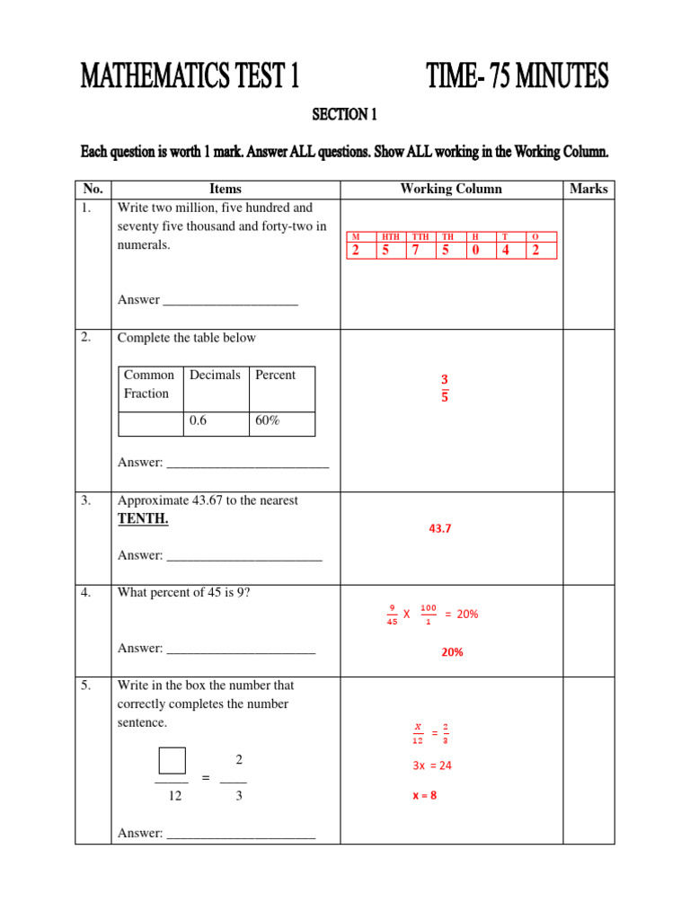 MORE Math Answers | PDF | Area | Elementary Mathematics