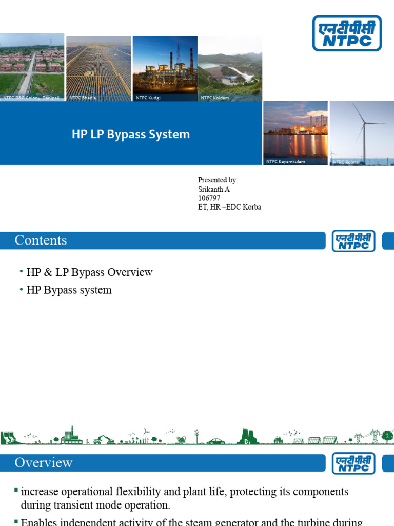 HP LP BYpass System - Srikanth | PDF | Boiler | Valve