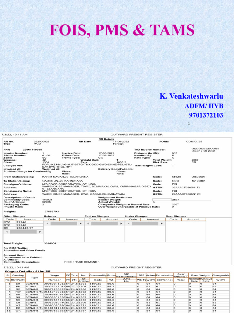 Fois, PMS, Tams | PDF | Barcode | Image Scanner