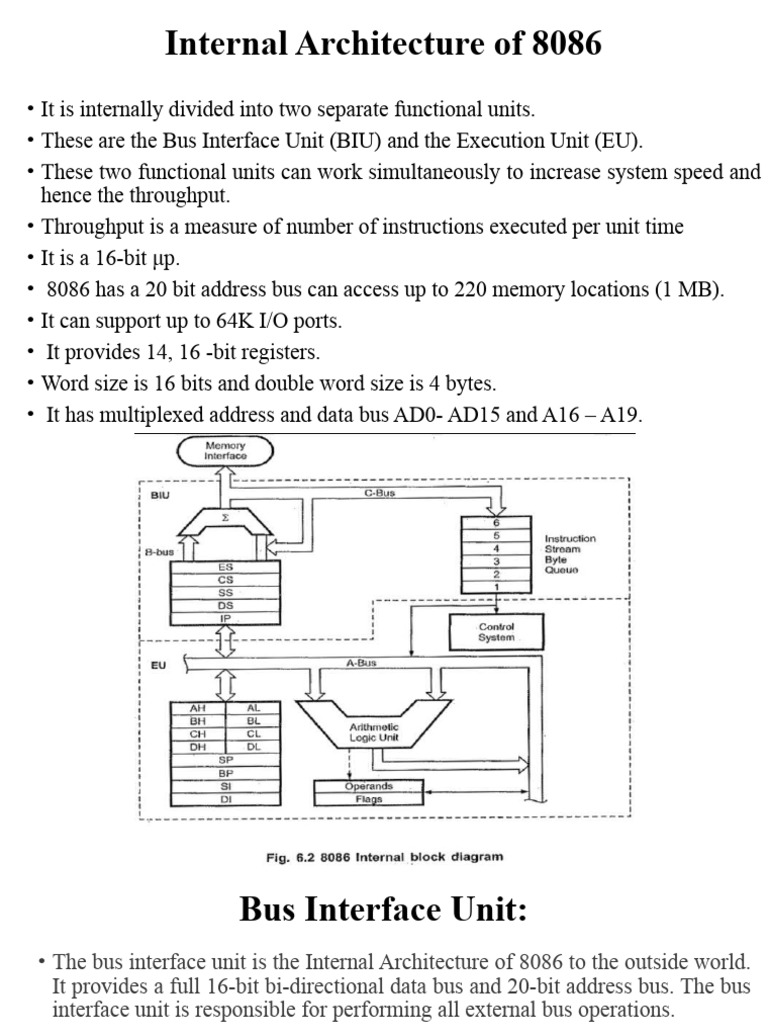Internal Architecture of 8086 | PDF | Integrated Circuit | Office Equipment Internal Architecture of 8086 | PDF | Integrated Circuit | Office Equipment