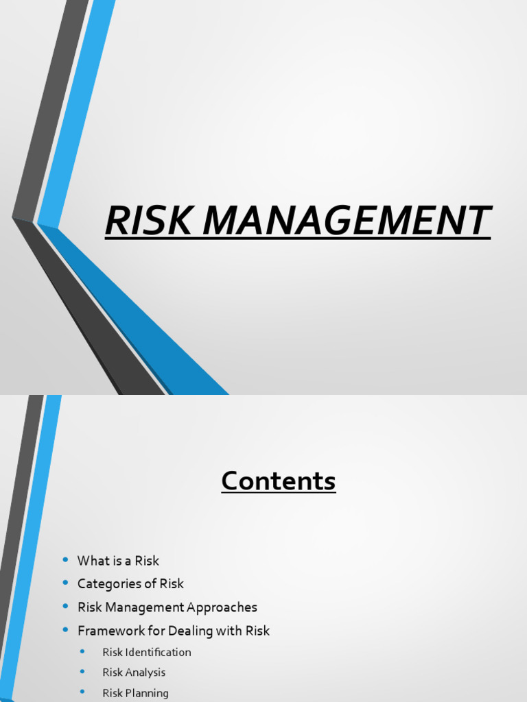 Comprehensive Guide to Risk Management | PDF | Risk | Risk Management