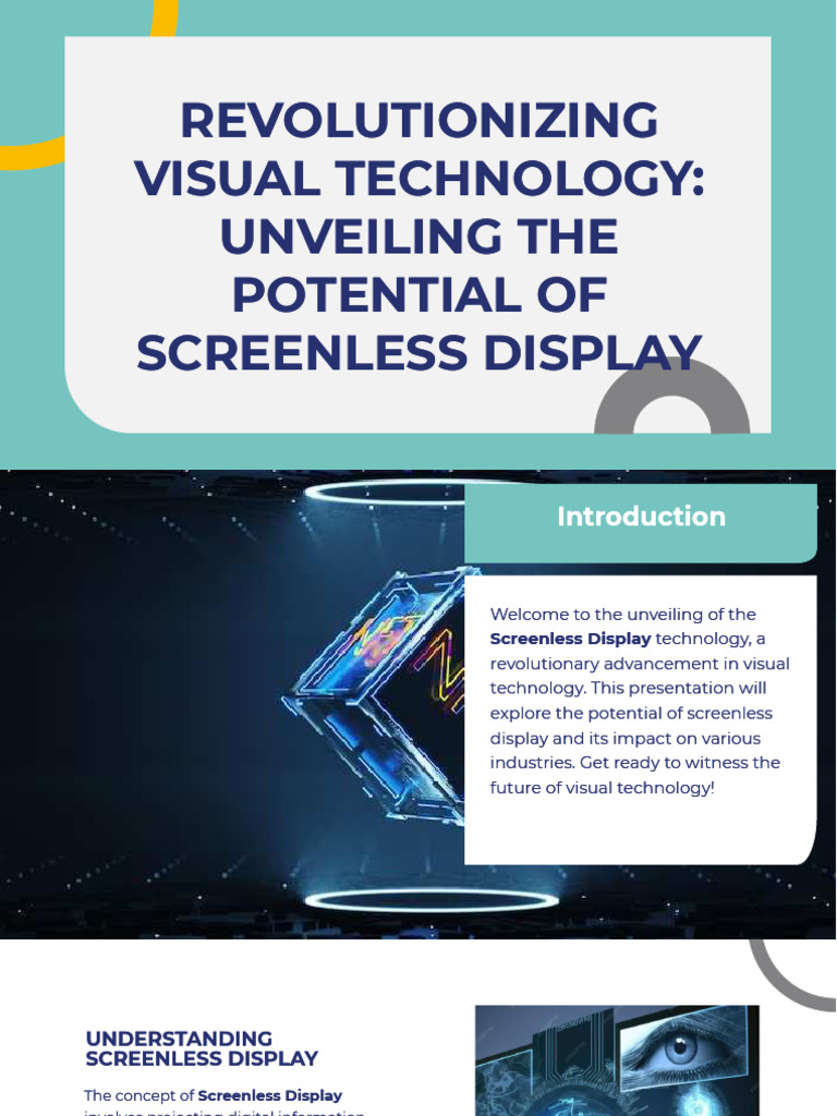 Screenless Display: Future Unveiled | PDF | Innovation | Virtual Reality