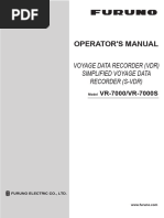 Furuno VR-3000 User Manual | PDF | Troubleshooting | Electrical Engineering