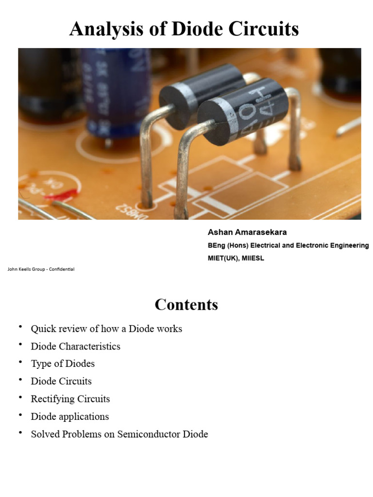 Diode Circuit Analysis | PDF