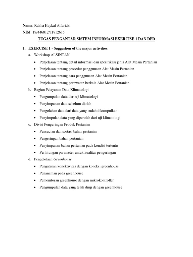 Tugas PSI DFD - Rakha Haykal Alfaridzi | PDF | Teknologi & Rekayasa