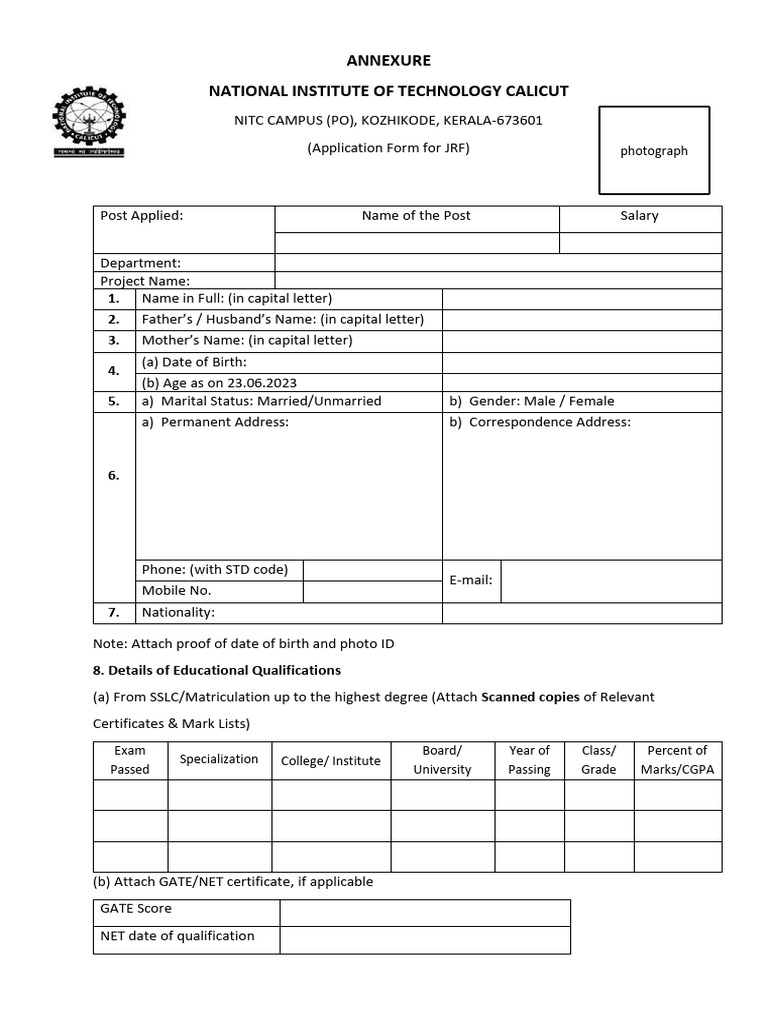 nit-calicut-pdf