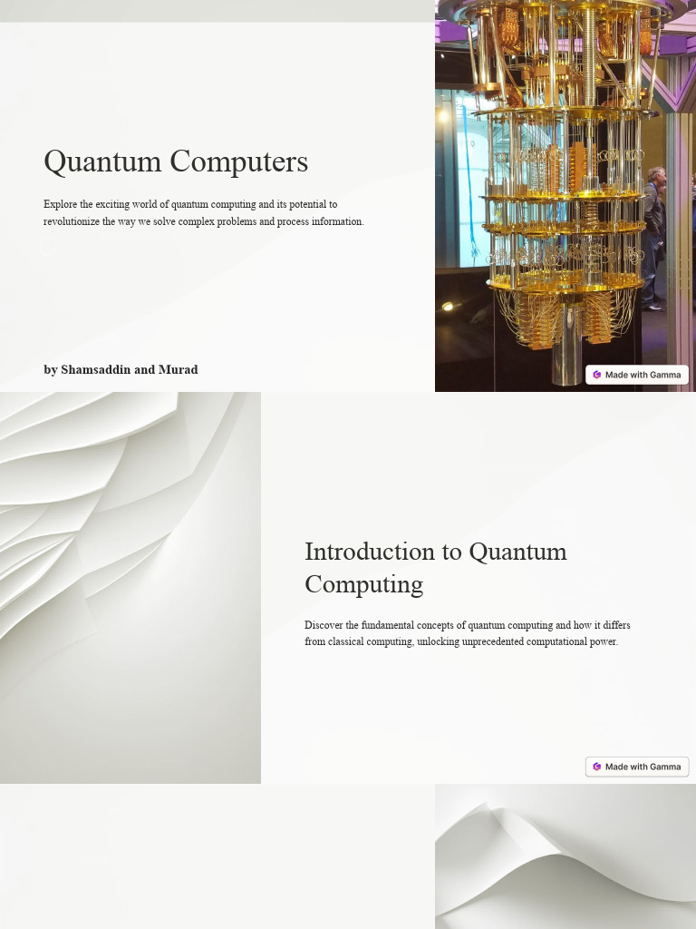 Quantum Computers | PDF | Quantum Computing | Computing Quantum Computers | PDF | Quantum Computing | Computing