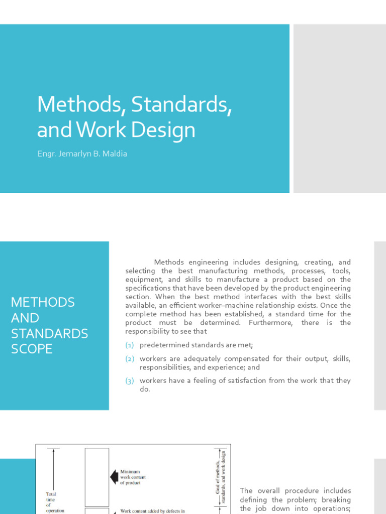 Methods, Standards, and Work Design | PDF | Systems Science | Business
