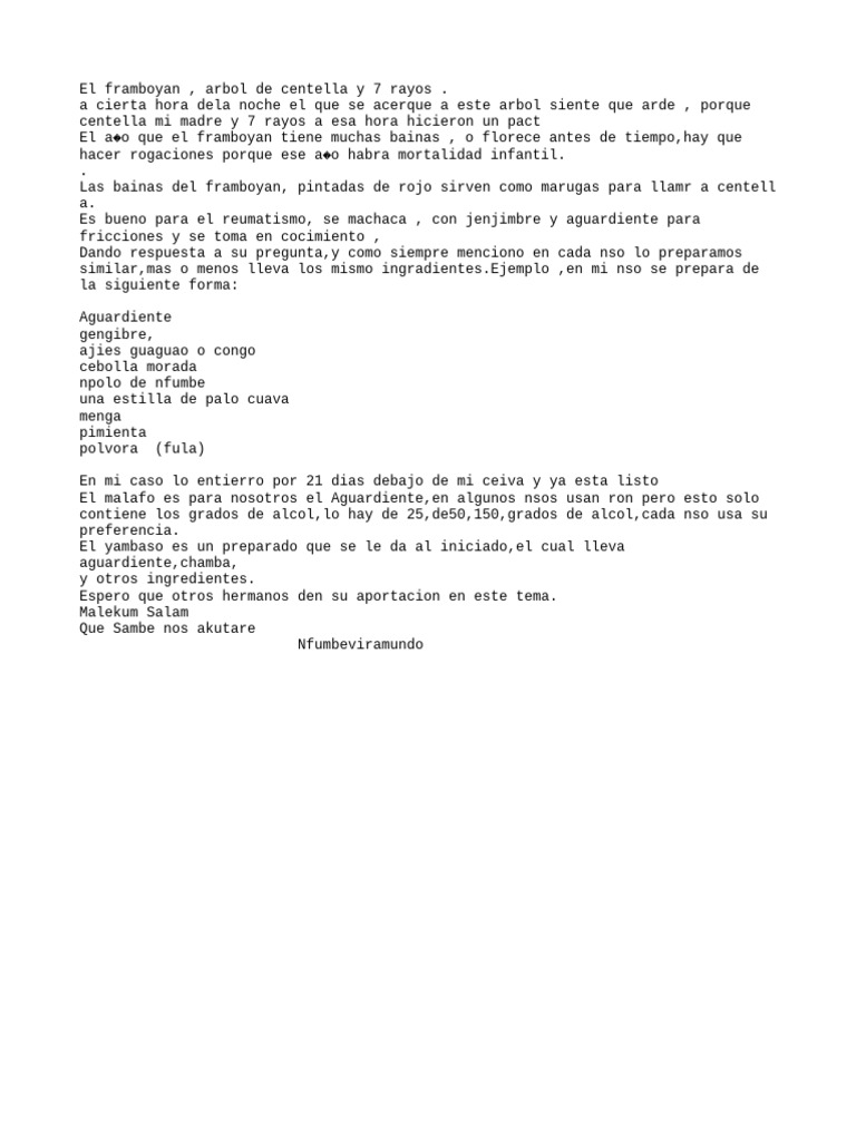 Preparacion Chamba | PDF
