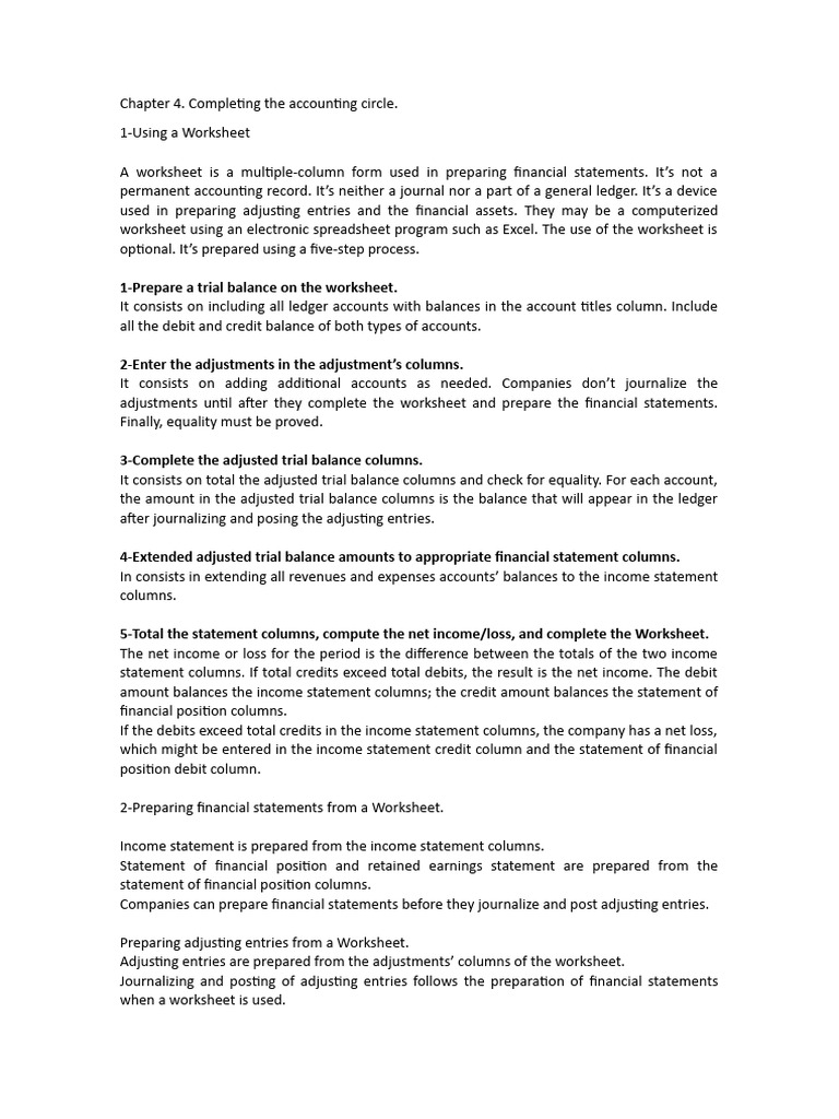 Chapter 4 Completing The Accounting Cycle Pdf Debits And Credits