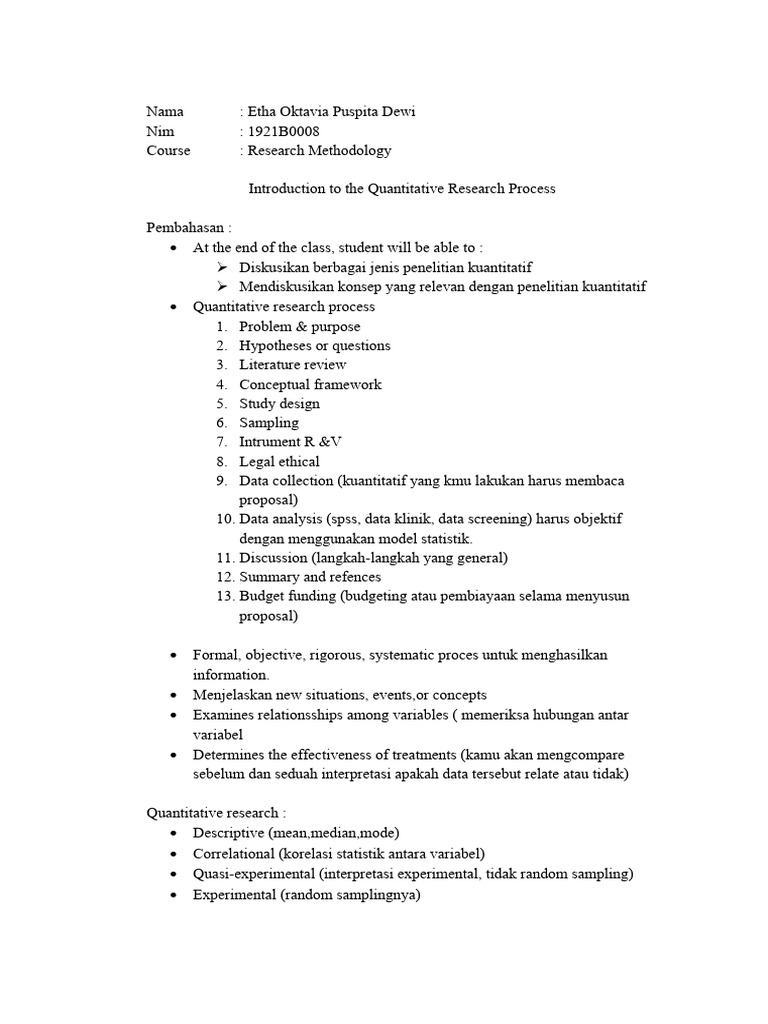 Topic 1b - Research Methodology | PDF