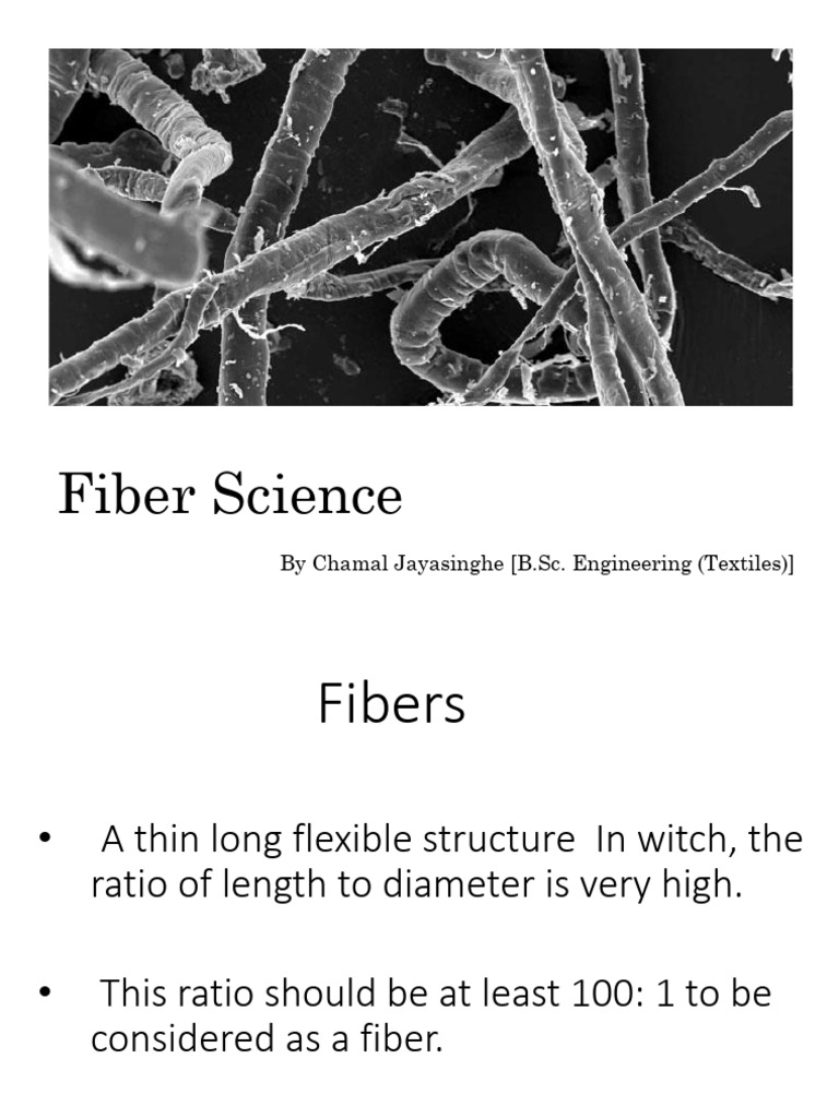 Fiber Science Presentation 1 | PDF