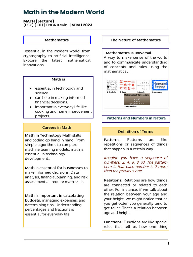 MMW Merged | PDF | Pattern | Mathematics