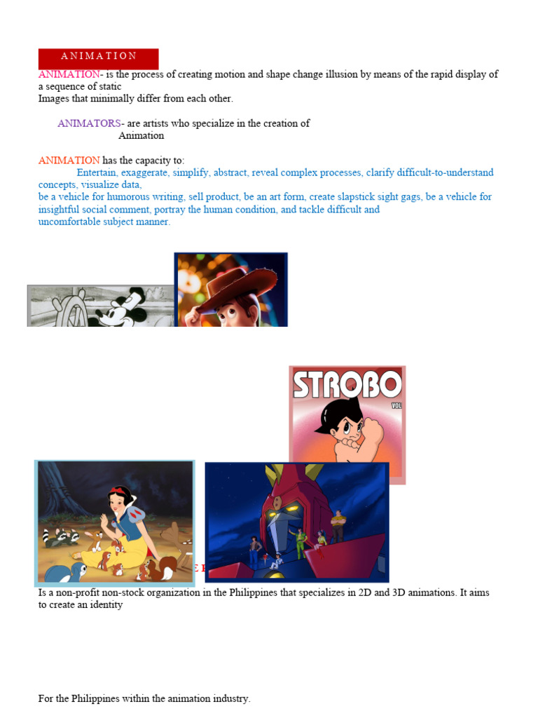 Overview of Philippine Animation Industry | PDF | General Fiction