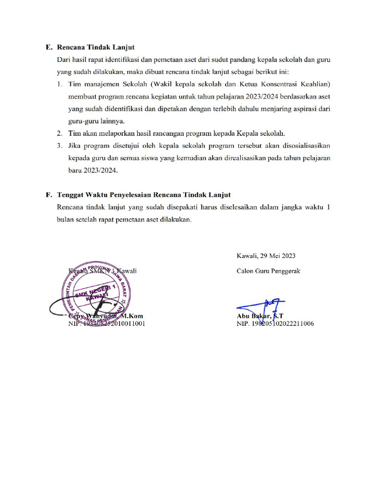Notulen Rapat Versi 2 Ke-2 - 008 | PDF