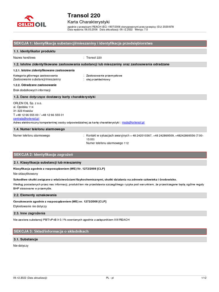 Transol 220 - 09-12-2022 - PL | PDF