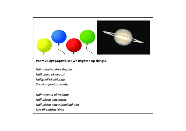 C8 - Colors Poem | PDF