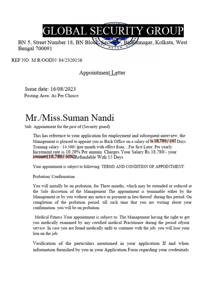 Sample Call Letter | PDF | Employment | Business