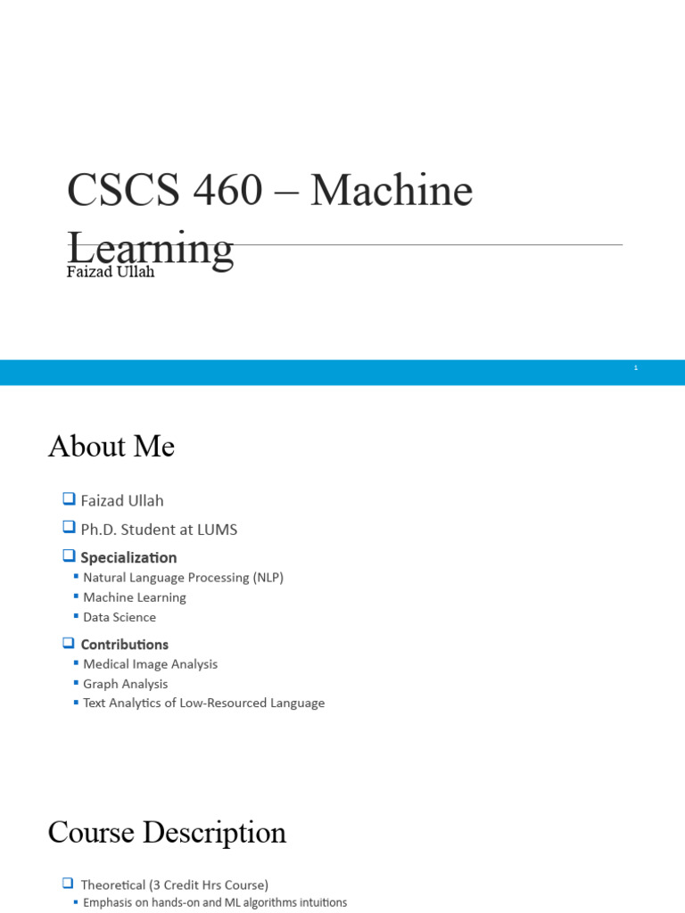 ML Lecture 1 Introduction and Policies | PDF | Machine Learning ... ML Lecture 1 Introduction and Policies | PDF | Machine Learning ...