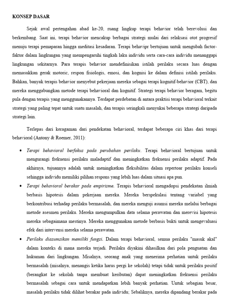 Konseling Behavior | PDF