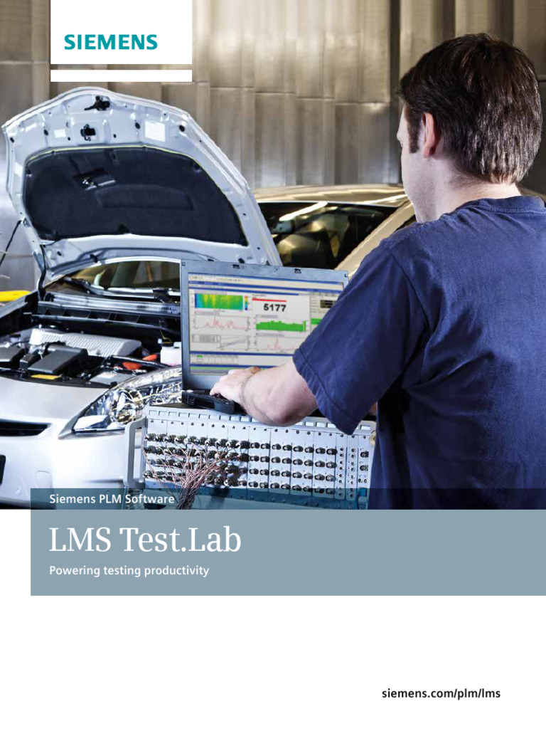 Siemens PLM LMS Test Lab Brosur | PDF | Scada | Simulation