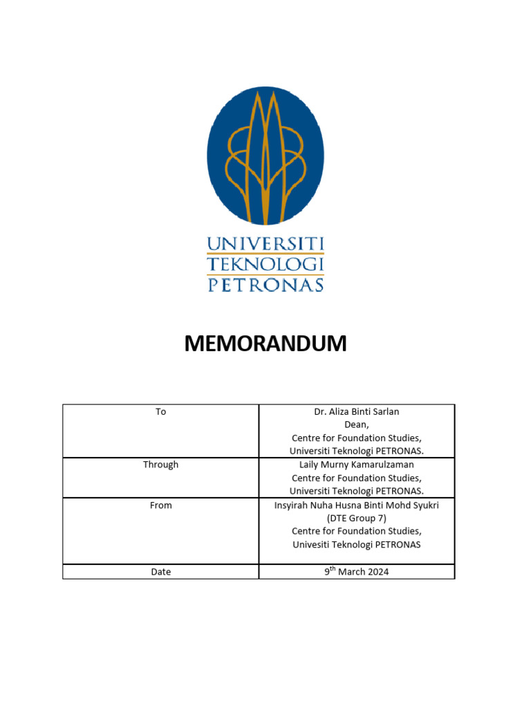 Proposal DTE Group 7 | PDF