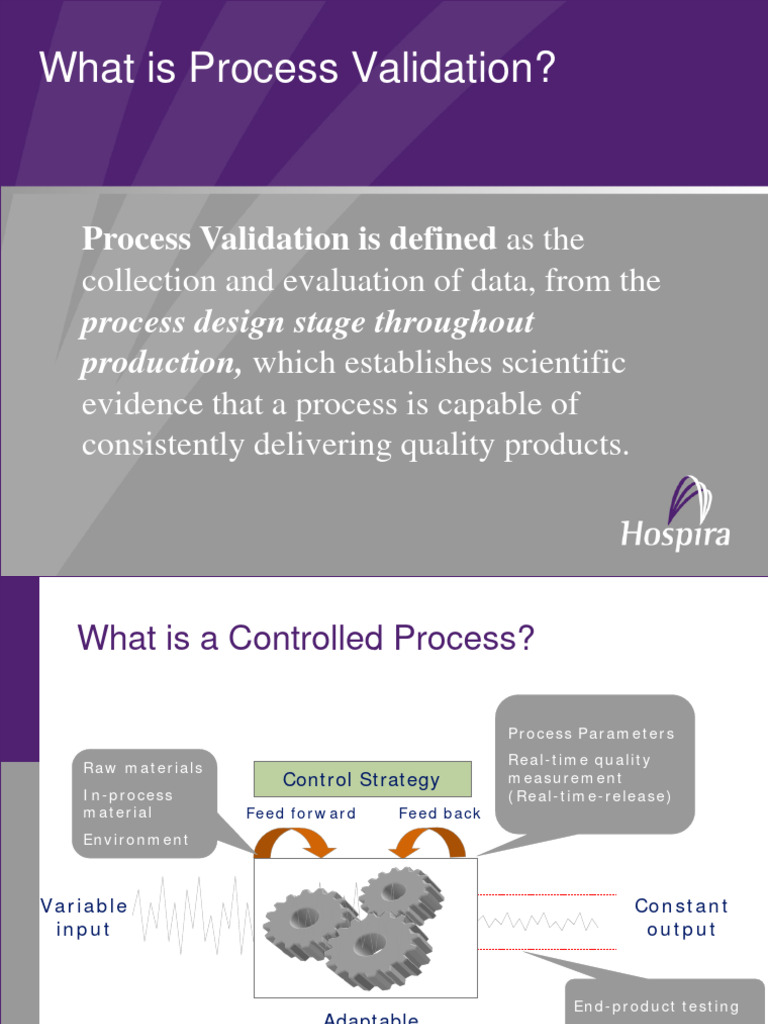What Is Process Validation | PDF | Verification And Validation | Life Cycle Assessment