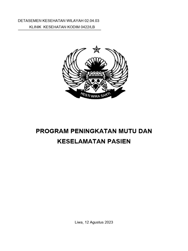 Laporan PMKP Mutu Akreditasi Klinik | PDF