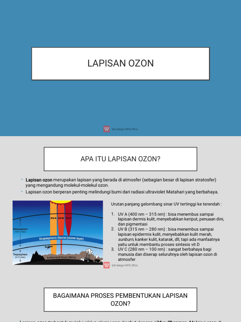 Lapisan Ozon | PDF