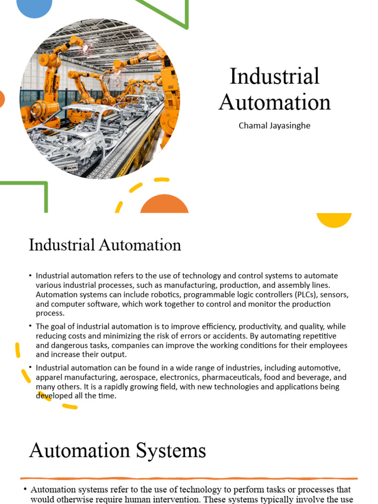 Industrial Automation | PDF | Automation | Microcontroller