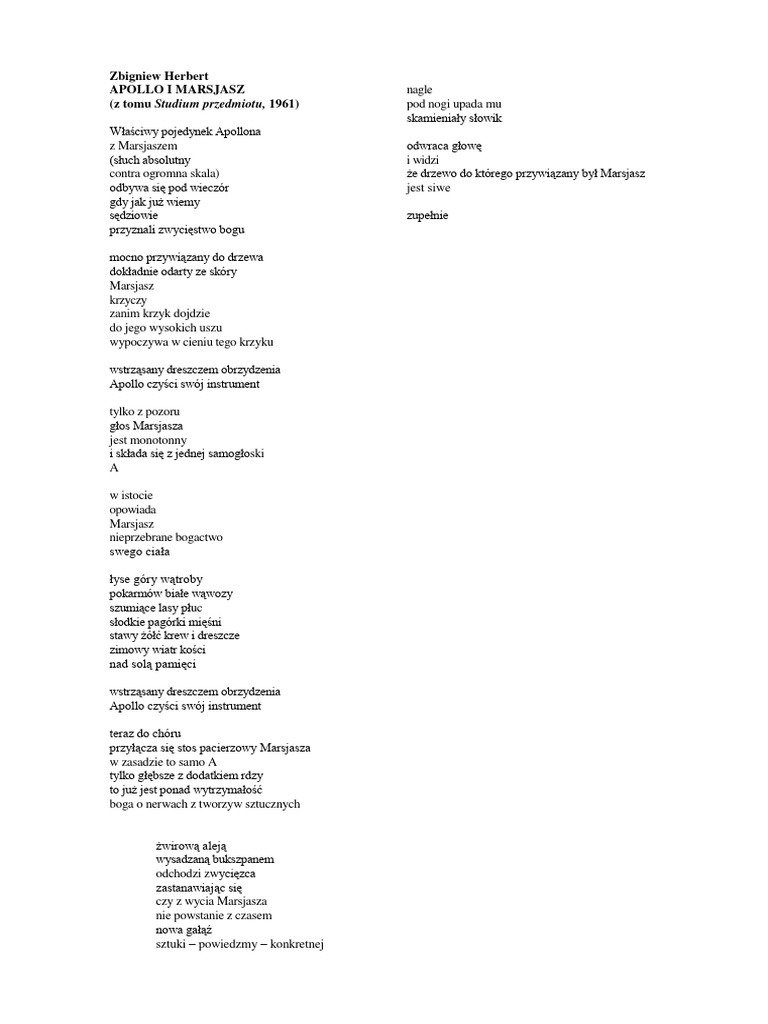 Apollo I Marsjasz2 | PDF