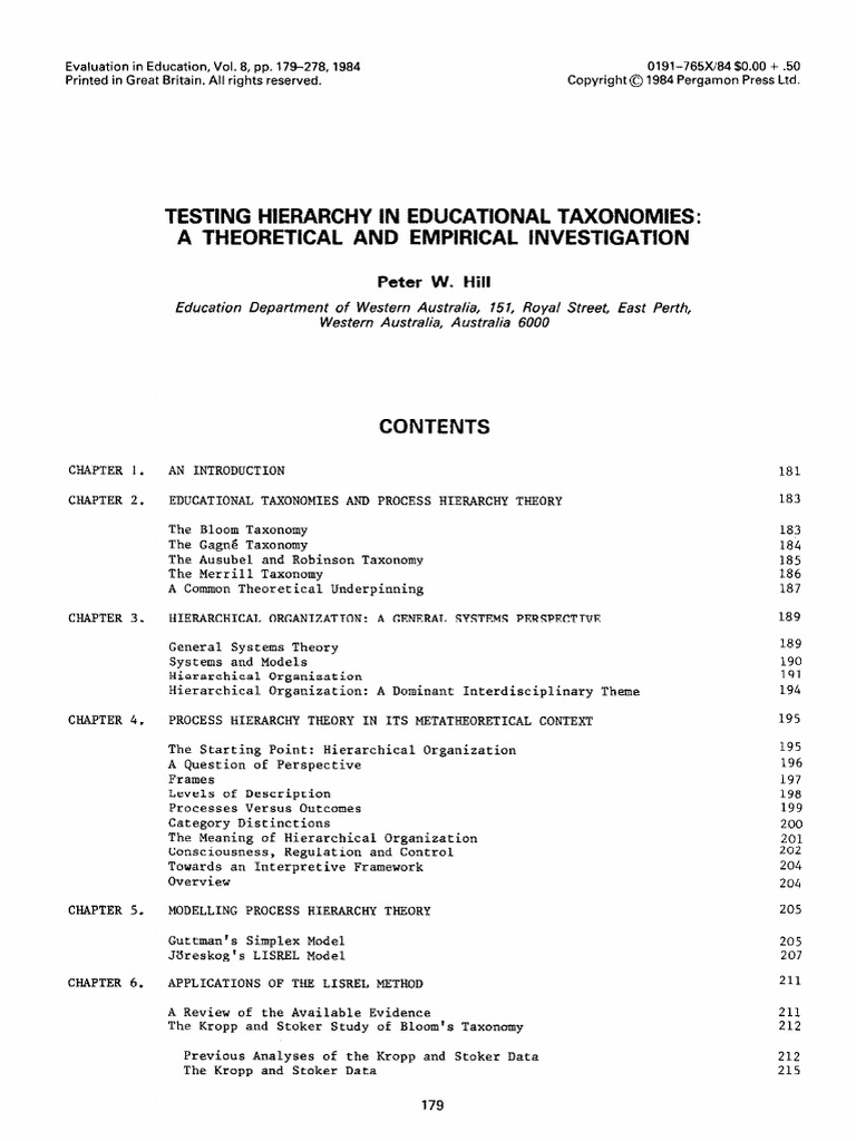 Testing-hierarchy-in-educational-taxonomies--A-theoretic_1984 ...