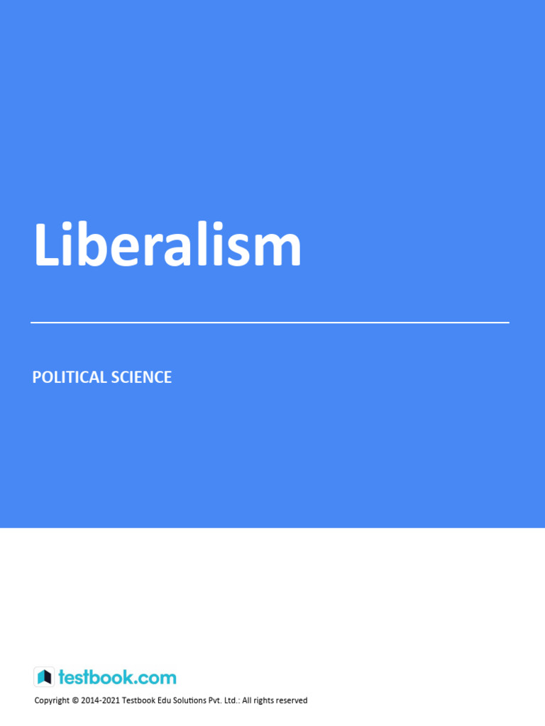 Liberalism | PDF | Liberalism | Libertarianism
