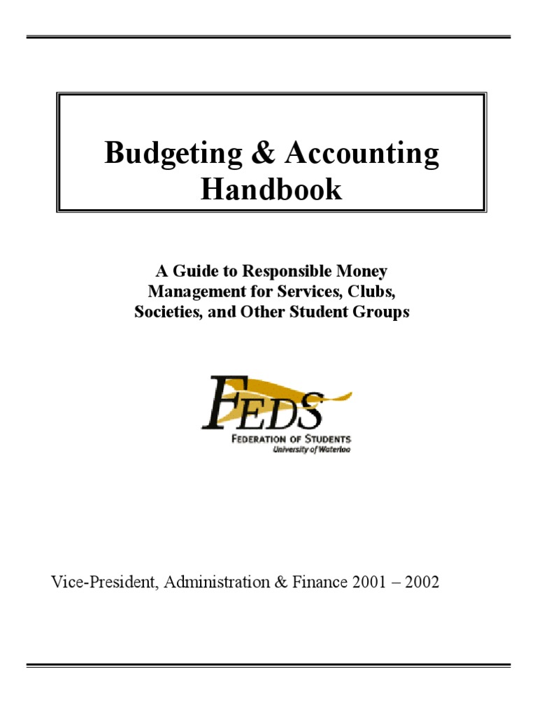 Handbook of Budgeting and Accounting | PDF
