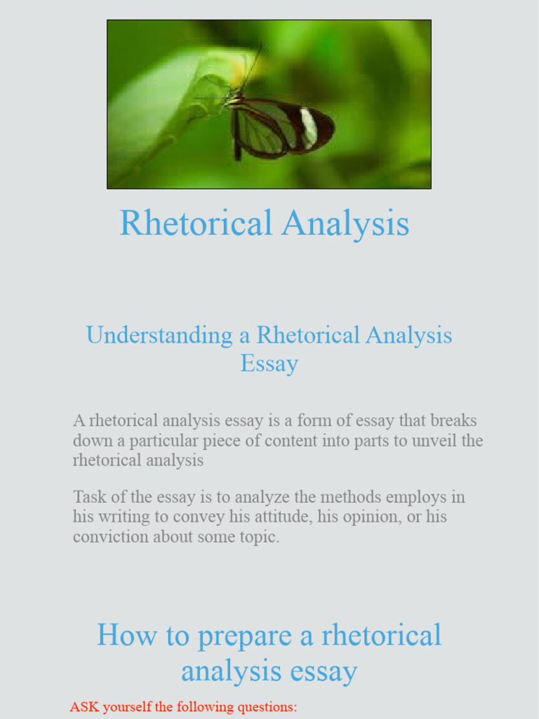 Rhetorical Essay Guide for Students | PDF | Rhetoric | Essays
