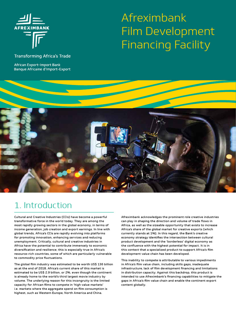 African Film Development Financing Facility | PDF | Africa | Economies