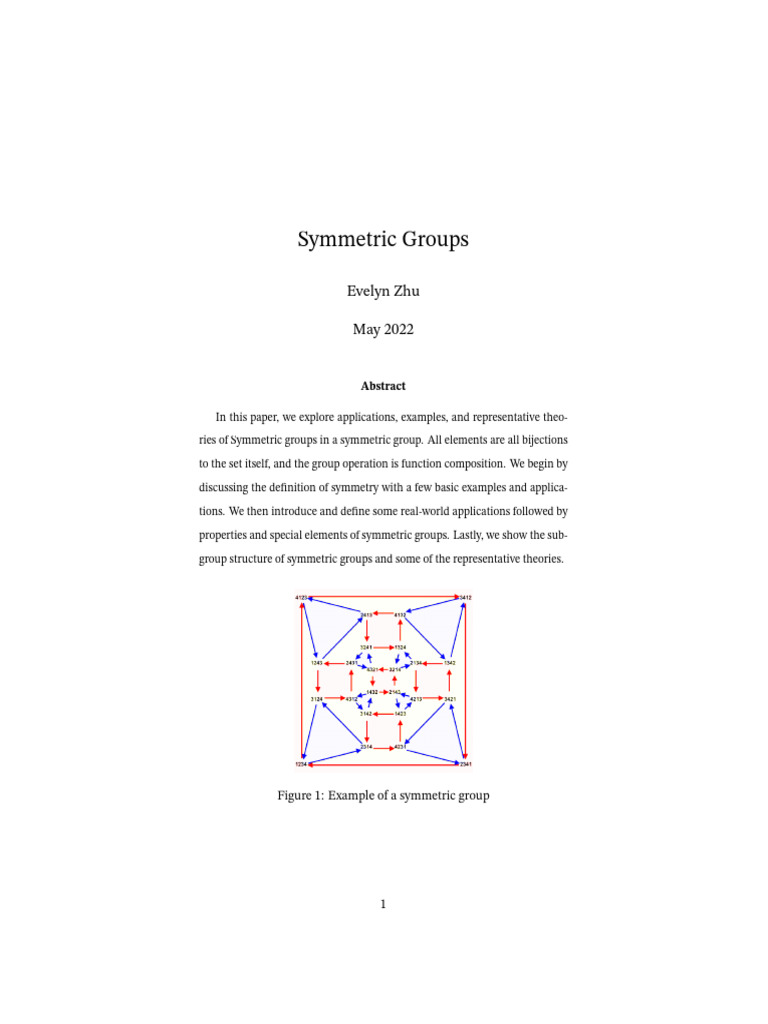 Symmetric Group | Download Free PDF | Group (Mathematics) | Function ...
