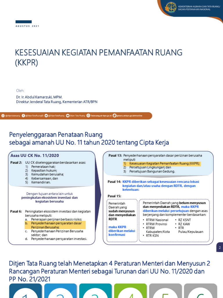 Proses dan Syarat KKPR Terbaru | PDF