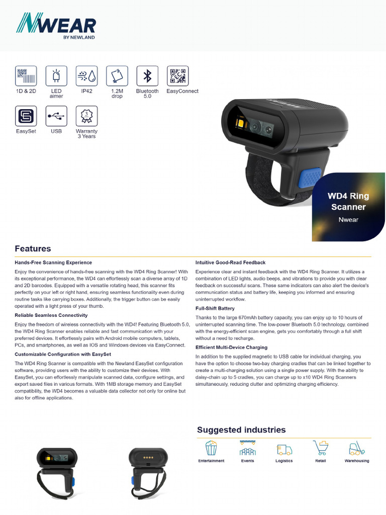 WD4 Ring Scanner | PDF