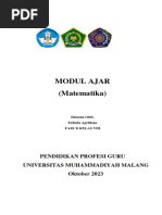 Modul Ajar Persamaan Garis Lurus | PDF